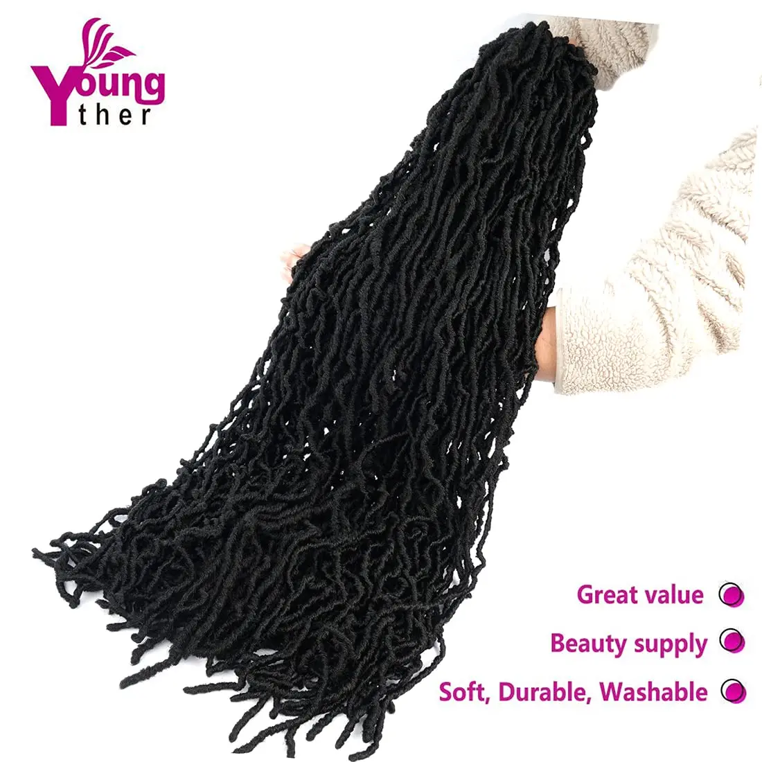 Nu Locs Crochet Hair Braids Long Soft Locs 36inch Crochet Hair Pre ...
