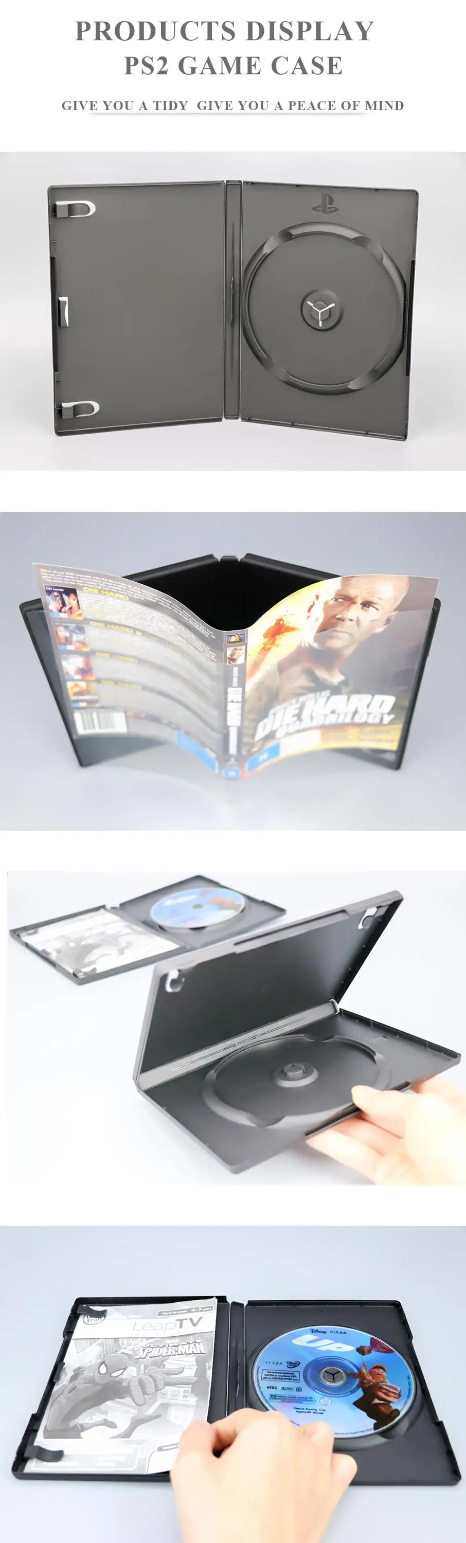 Game Case Clear Case For Ps2 Transparent Factory Price Storage Box Ps2 ...