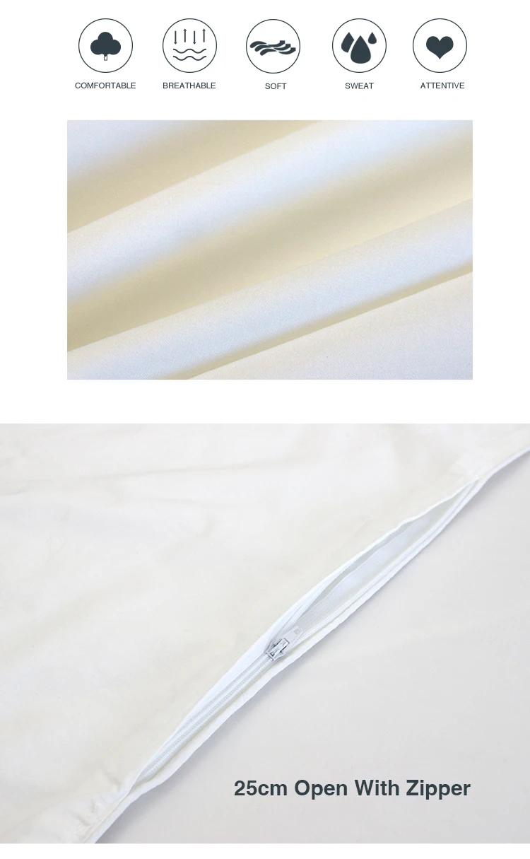 Cotton Downproof Double Stitching Pillow Ticks Pillow Shells| Alibaba.com