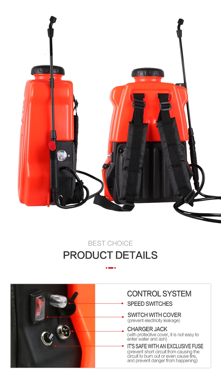 Seesa 16l Rechargeable Electric Backpack Knapsack Sprayer - Buy ...