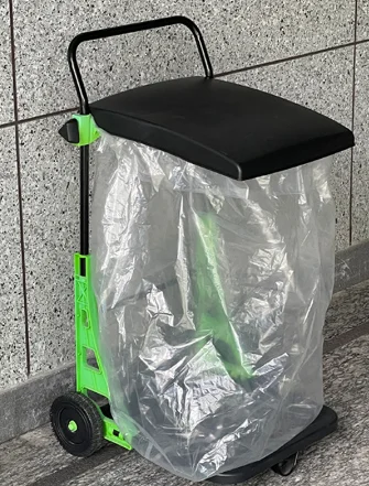 Multi-function Garden Rubbish Cart Outdoor Leaf Cart with Plastic Bag ...