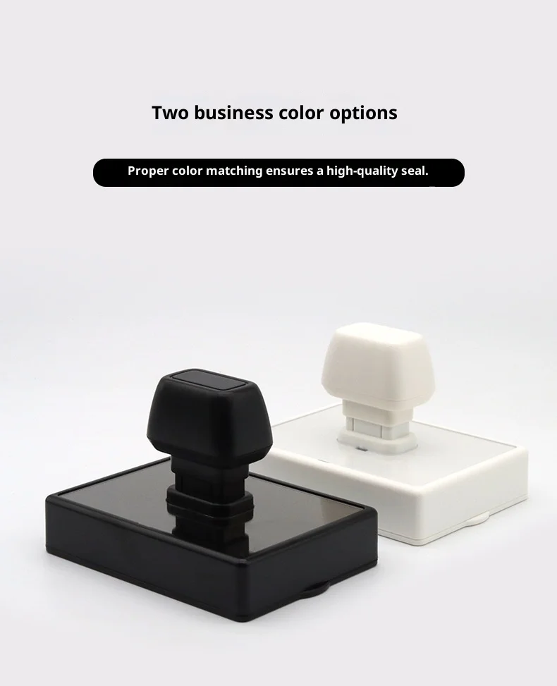 GT90140 Plastic Photosensitive Office Flash Stamp Rectangular Free Edge ...