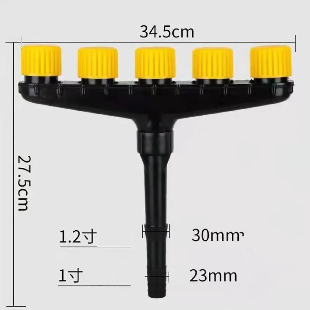 VERTAK 5 Way Splitter Garden Sprinkler Head - Efficient Irrigation