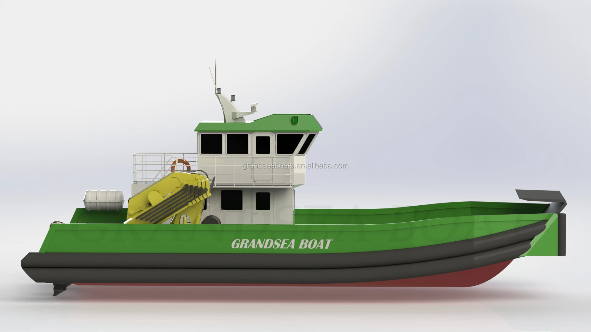 Grandsea 18m Aluminum Barge Boat for Sale - Durable & Versatile