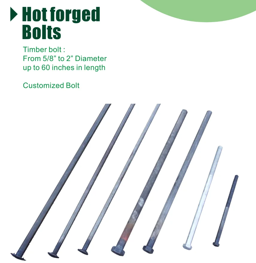 Plastic Capped Fin Neck Hot Dip Galvanized Silo Bolt / Guardrail Bolt ...