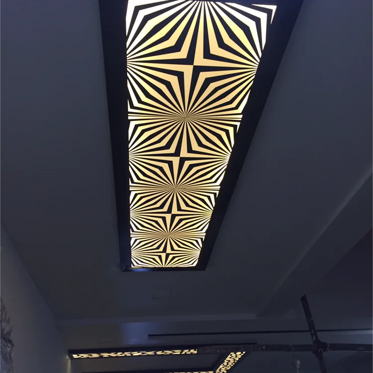 Ceiling PVC Acrylic Wall Covering Panels Decorative Matt Black Paneling ...