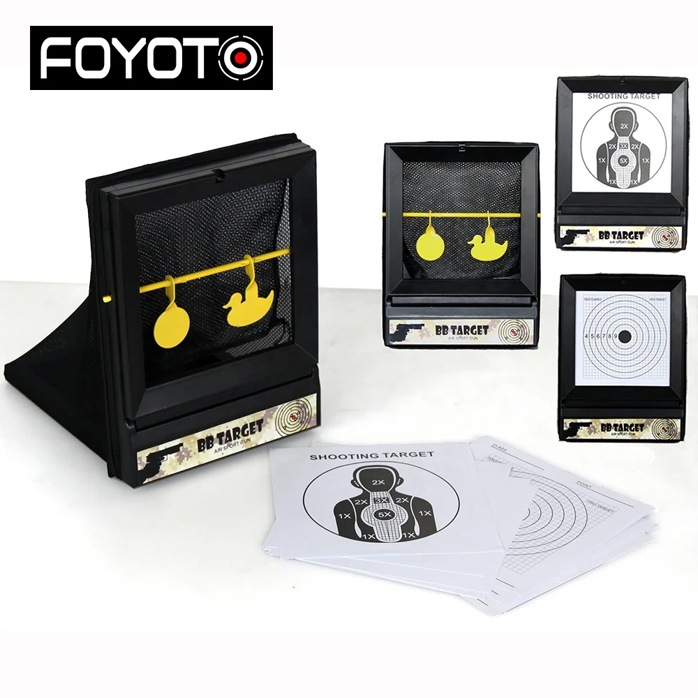 Foldable Trap Metal Shooting Targets Plastic BB Pellets Trap for ...