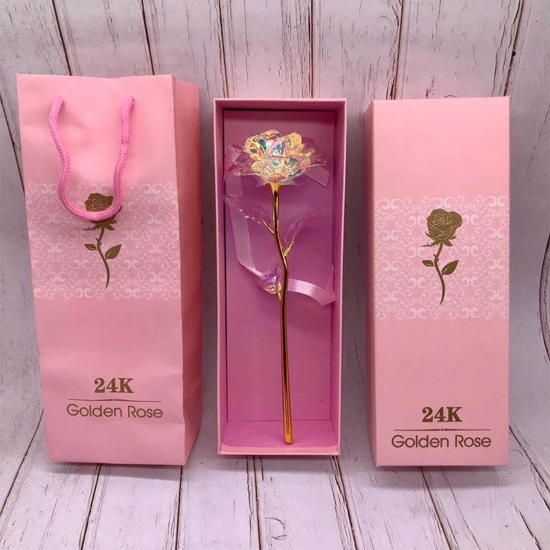 Galaxy Rose 24k with LED Light - Perfect Valentine's Gift