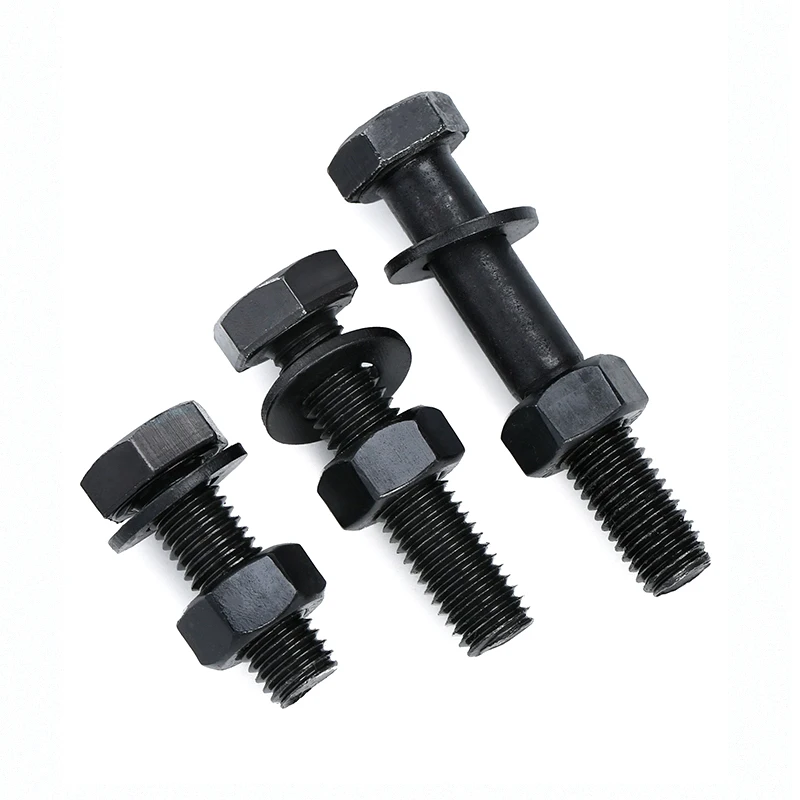 Factory Direct Sales Zinc Black Hexagonal Combination Screws Hex Head ...