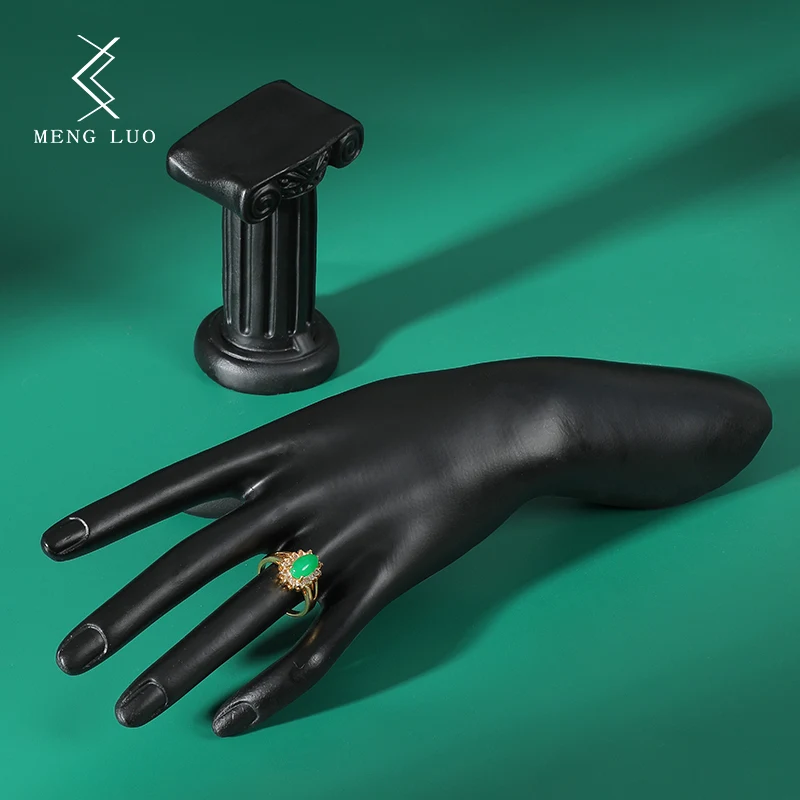 New Black Shaped Resin Mannequin Hand Model Ring Holder for Ring ...