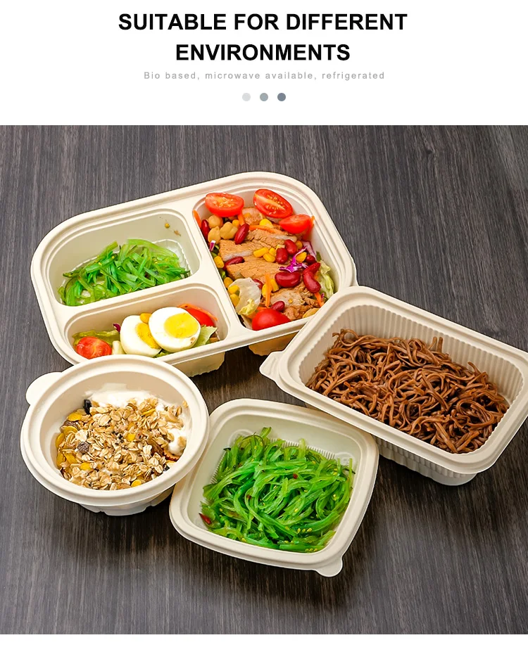 Wholesale Affordable Disposable Food Packaging Container Corn Starch ...