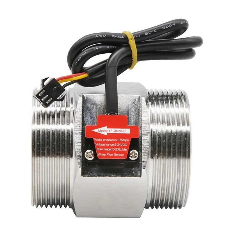Stainless Steel Water Flow Meter 1.25 1.5 2 Inch Water Heater Flowmeter ...