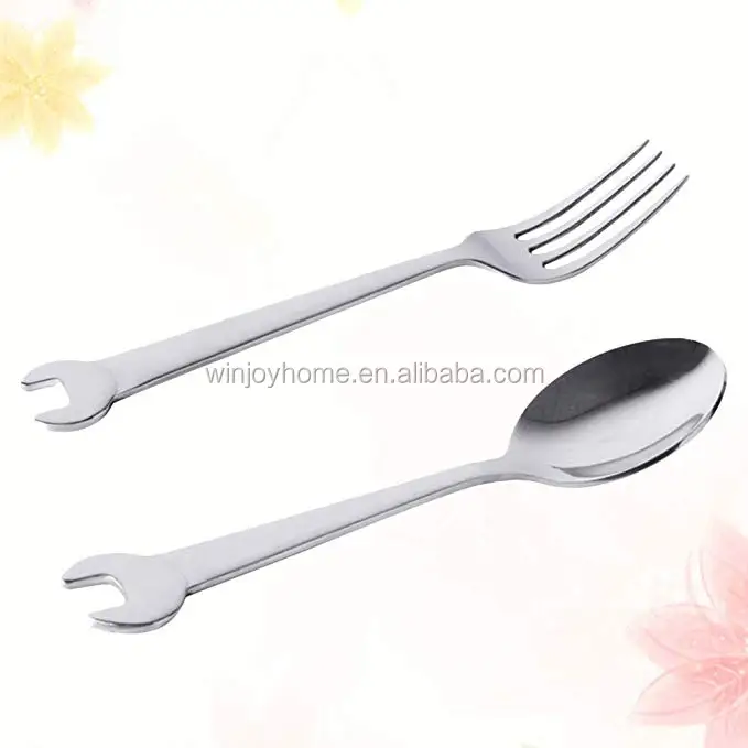 Handman Tools Stainless Steel Fork Spoons Knife For Xmas Gift,Wrench ...