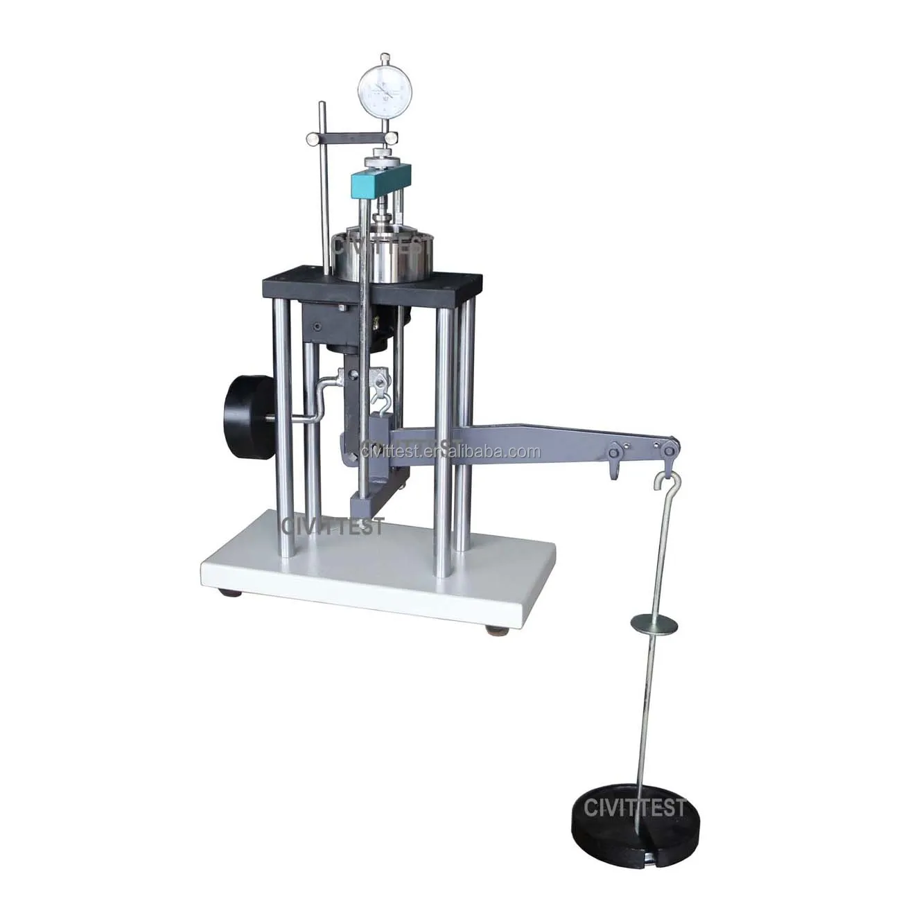 Single Lever Front Loading Oedometer - Soil Consolidation Tester