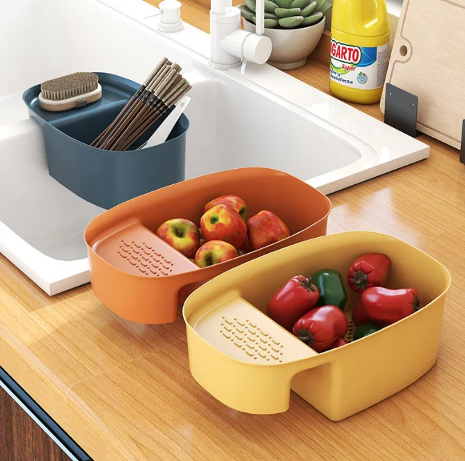 Kitchen Sink Rack Sewer Anti Clogged Outfall Filter Drain Portable Sink ...