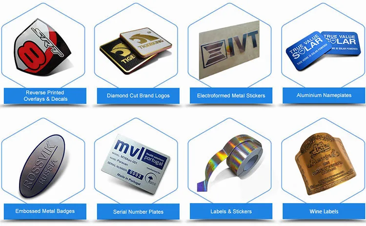 Custom Metal Engraved Serial Number Nameplates with QR Code