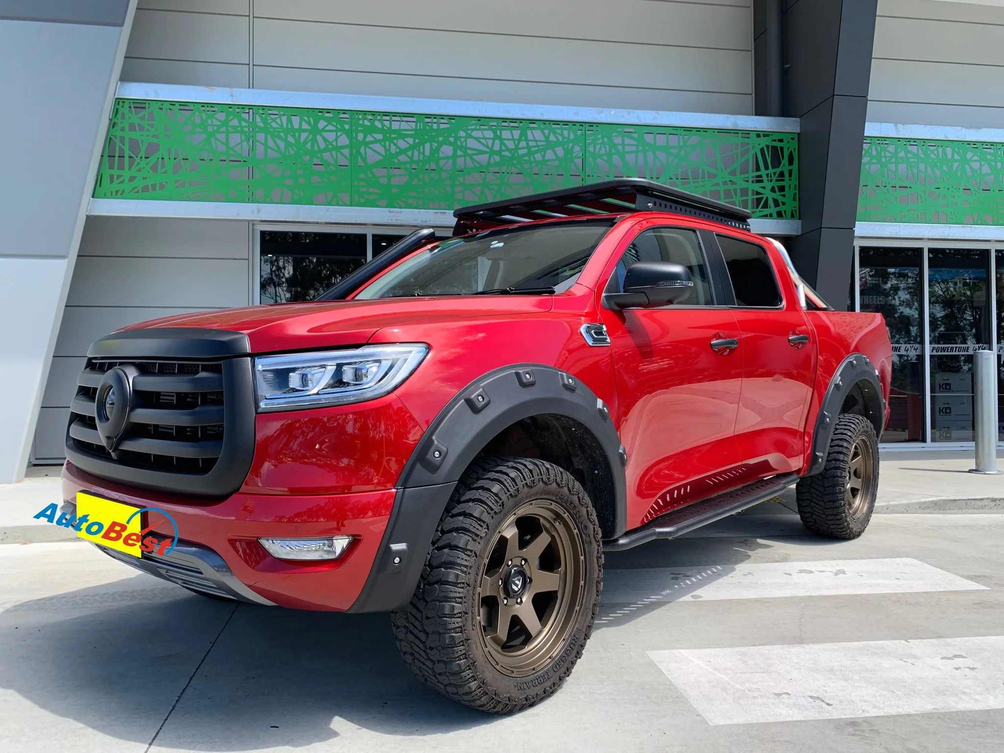 MATTE BLACK COLOR GRILLE BADGE LOGO for GWM POER 2021 ACCESSORIES ...