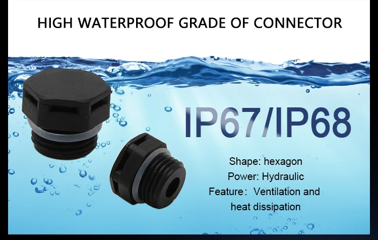 Waterproof IP68 M20 Nylon Brass Ventilation Plug - Hoonsun