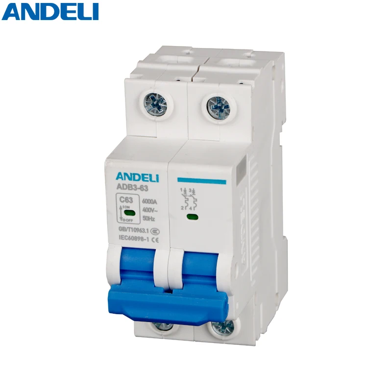 Andeli Mcb Adb3-63-2p Mcb Circuit Breakers - Buy Mcb Circuit Breakers ...
