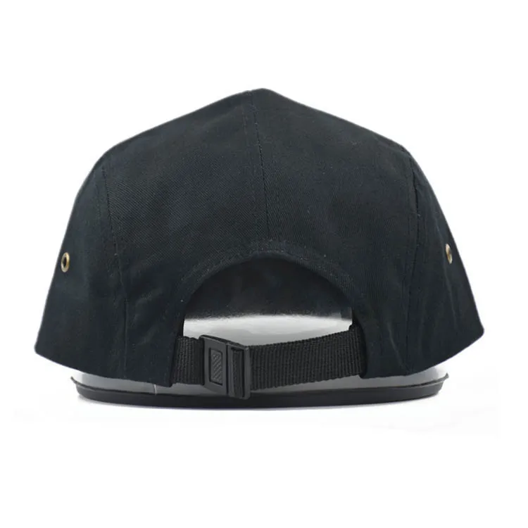 High Quality Blank 5 Panel Cycling Cap Cotton With Leather Logo - Buy ...