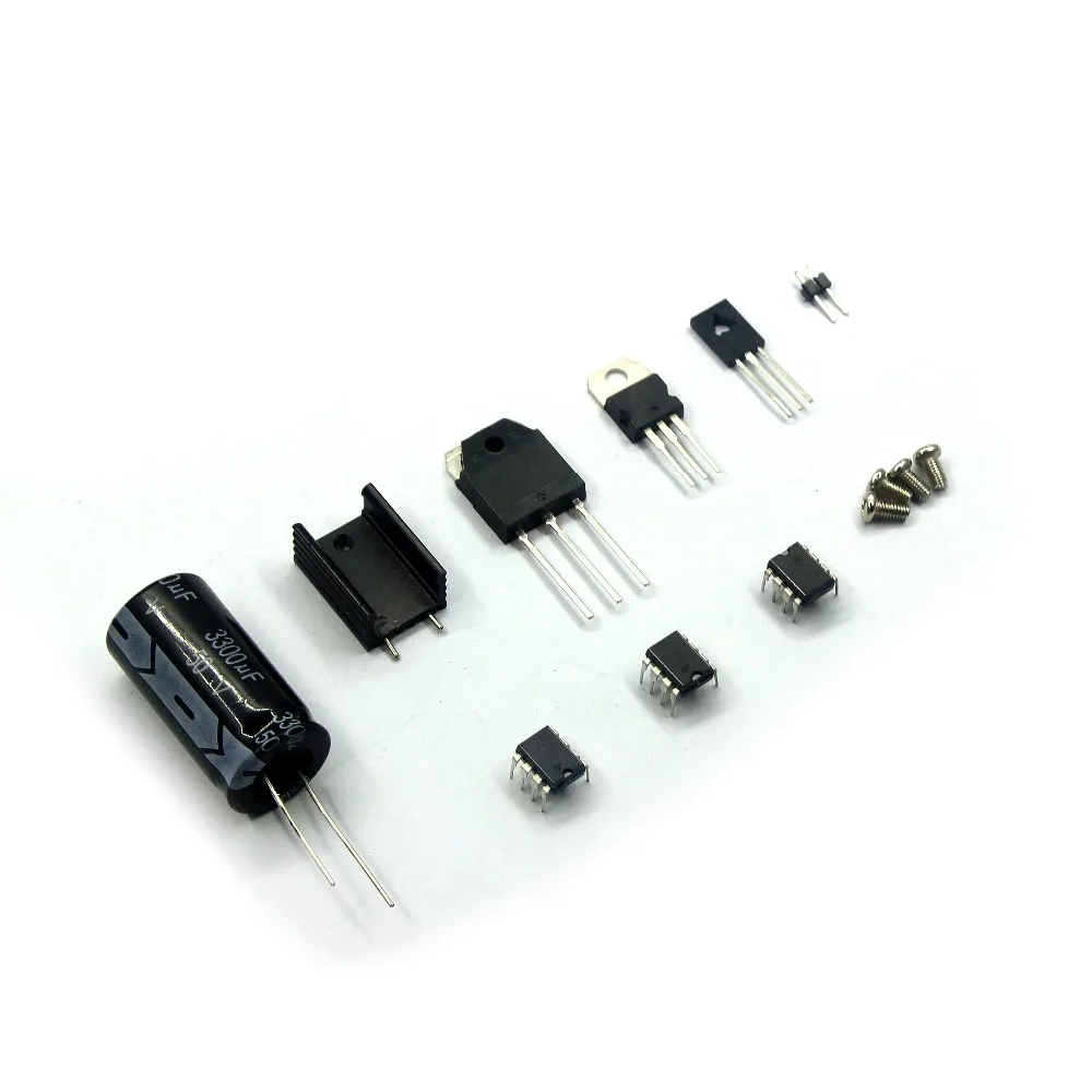 Red 0-30v 2ma-3a Continuously Adjustable Dc Regulated Power Supply Diy ...