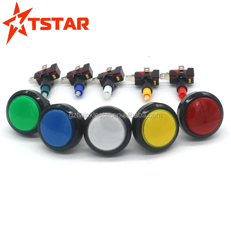 Factory 45mm 12v Round Led Push Button Switch Arcade Push Button Switch ...