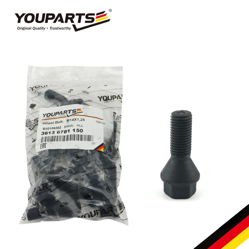 Youparts Auto Parts 36 13 6 781 150 Shoulder Wheel Bolt For Bmw Car ...