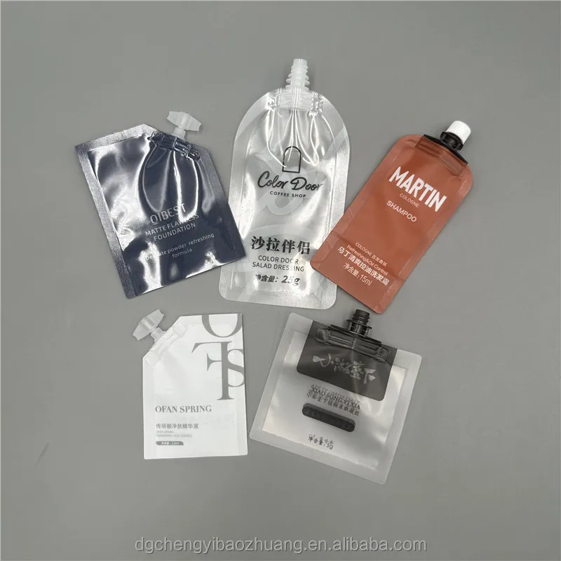Custom 1ml 2ml 3ml 1.5g 5g Cosmetics Sample Sachet With Spout Body ...