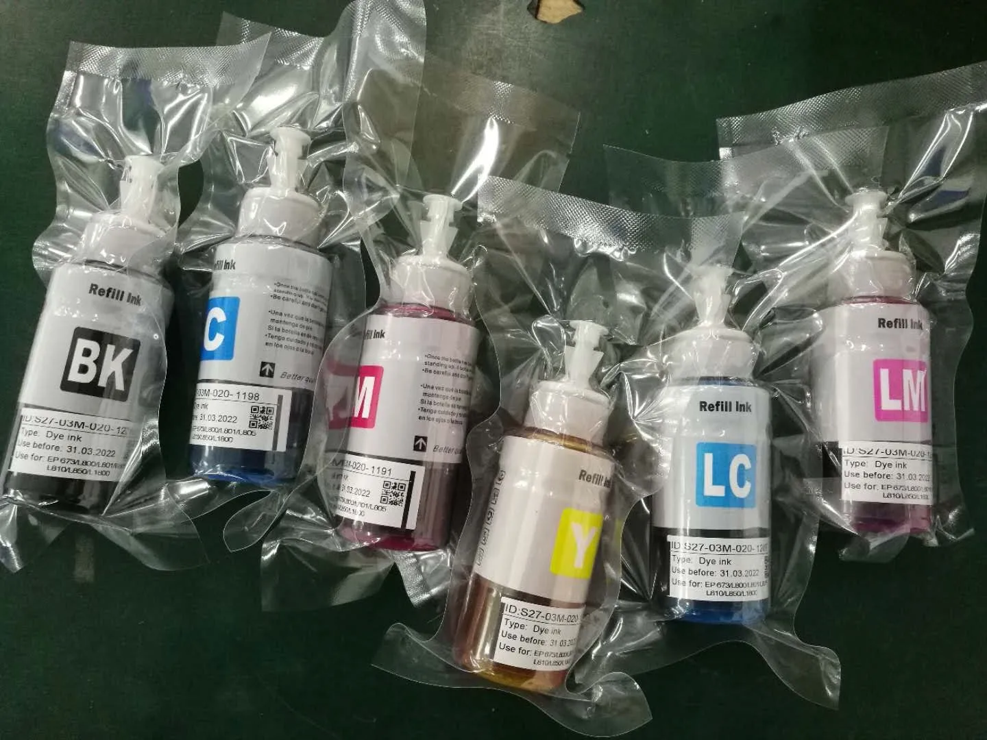 T664 Bottle Dye Refill Ink For Epson L3050 L3060 L3070 L1455 Inkjet ...