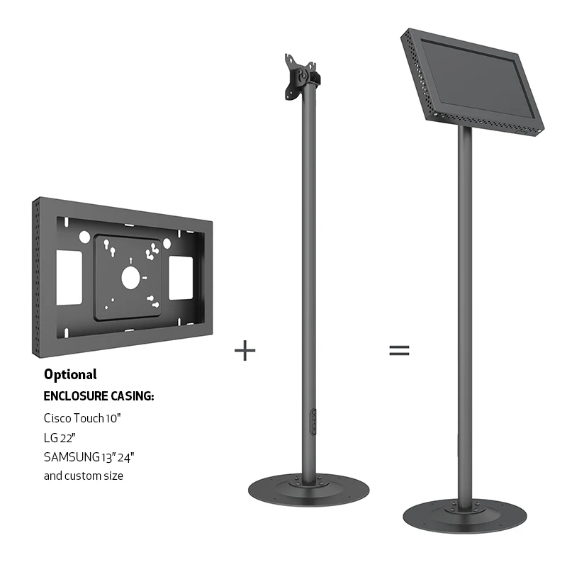 360 Degree Rotation Vesa 75 X75 Vesa 100x100 Small Pad Stand With Fixed ...