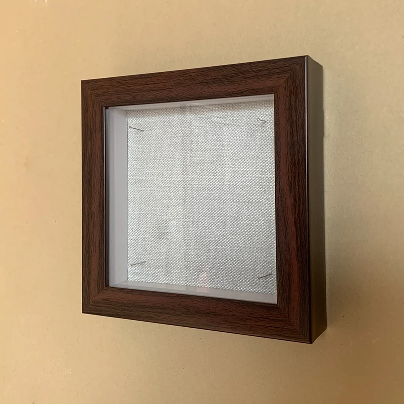 12x15 Shadow Box Frame With Linen Background And 8 Stick Pins Deep ...