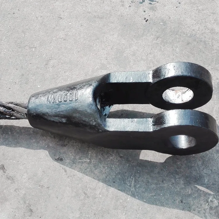 Casting Socket Open Wire Rope Spelter Socket Wedge Socket