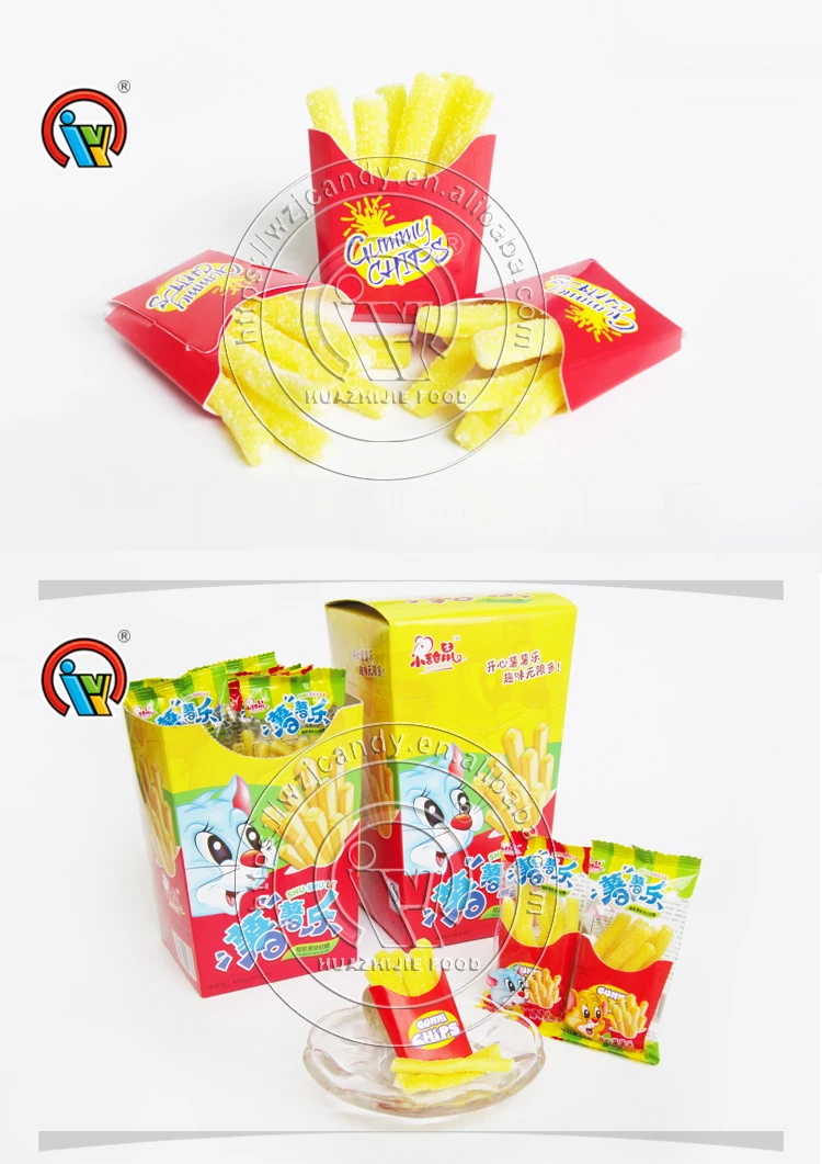 Hot-sale French Fries Gummy Candy for Halal - Sweet & Sour