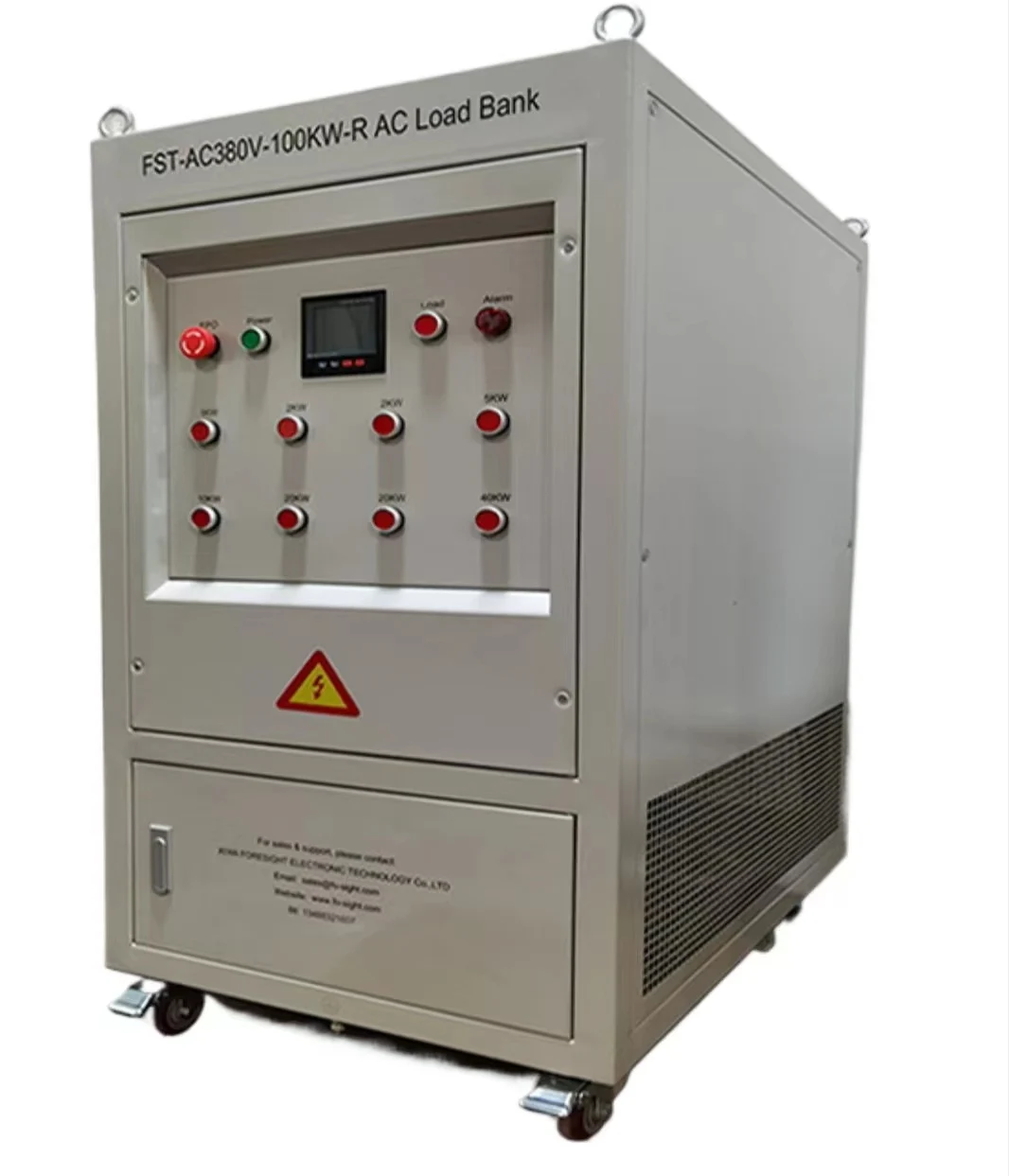 Resistive Ac Load Bank Three Phase 400v 300kw 50hz/60hz Generator Load ...
