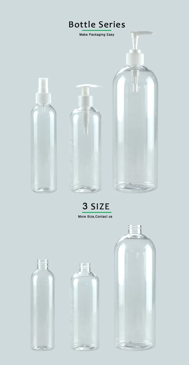 750ml Transparent Pet Plastic Boston Round Bottle - Buy 750ml Pet Plastic Clear Bottle,750ml ...