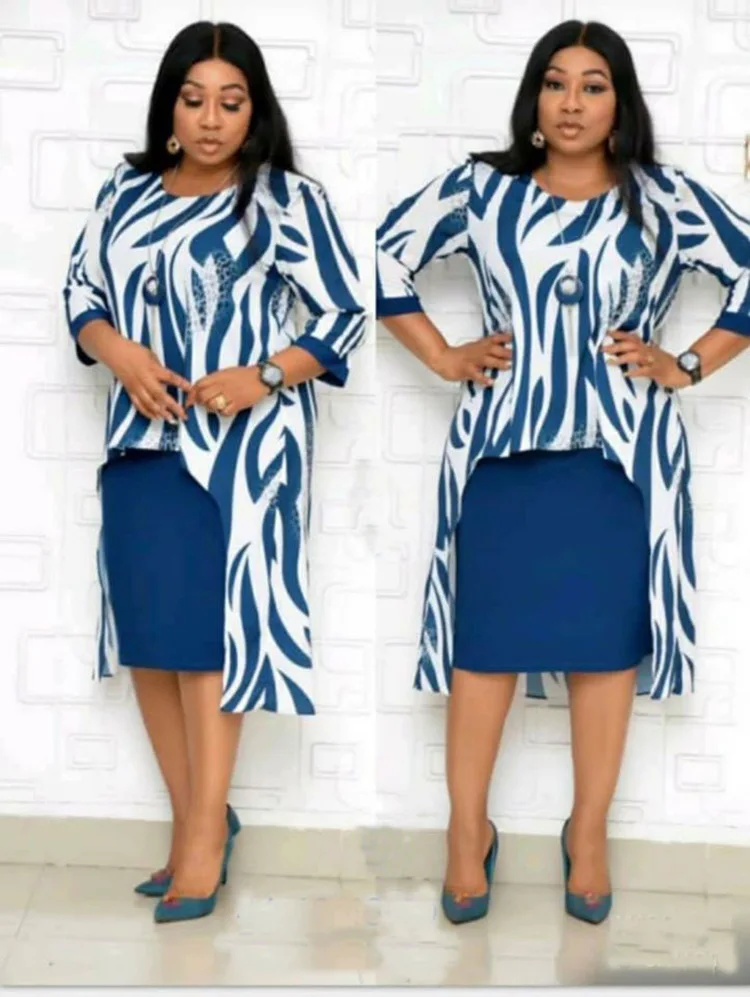 2020 Turkey Office Lady Dresses Suits Plus Size Woman Formal Dresses ...