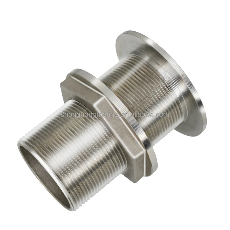 Boat Yacht Stainless Steel 316 Polished Thru-hull Outlet With ...