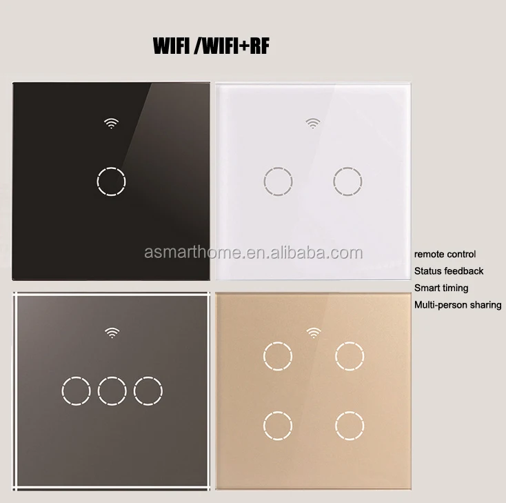 Lowest Price Wifi + Rf Power Switch Remote Control Ewelink 1 2 3 4 Gang ...