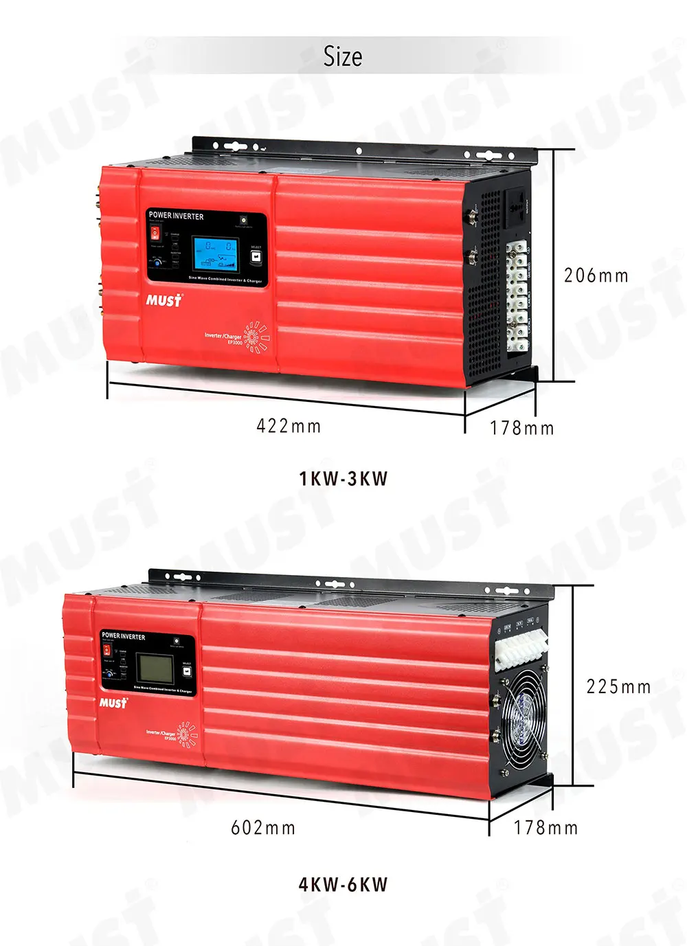 MUST EP3000 Pro Inverter - Efficient Solar Power Solutions