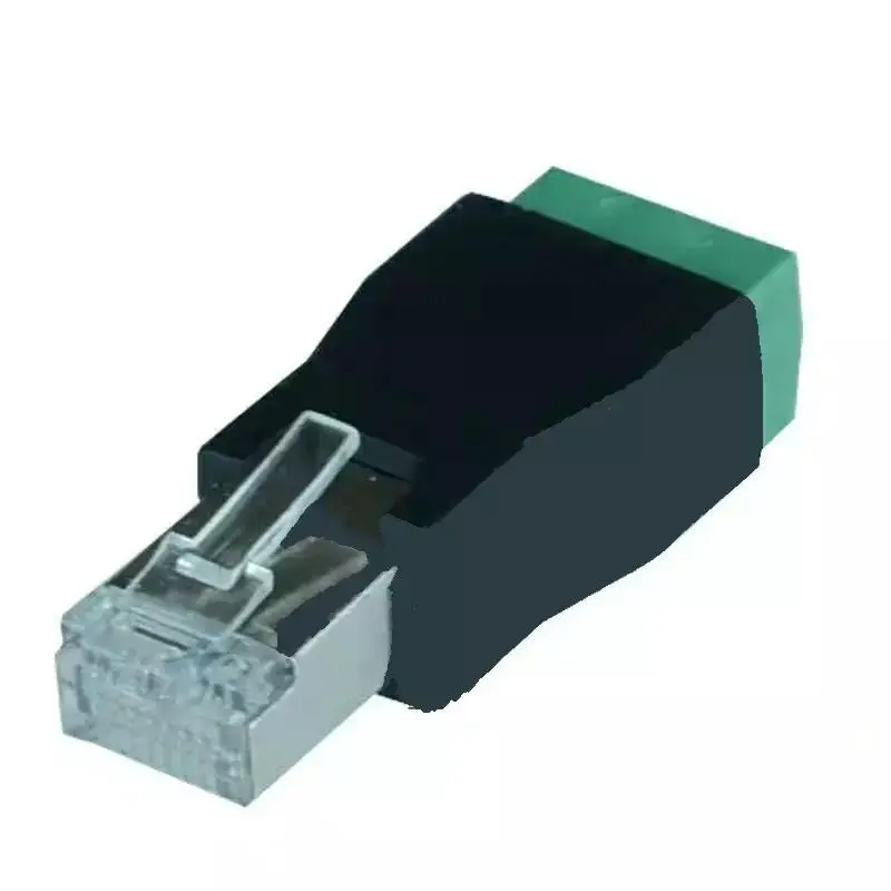 Rj45 To Rs485 Terminal 3 Pin Crimp Cable Connector Rj45 To Screw ...