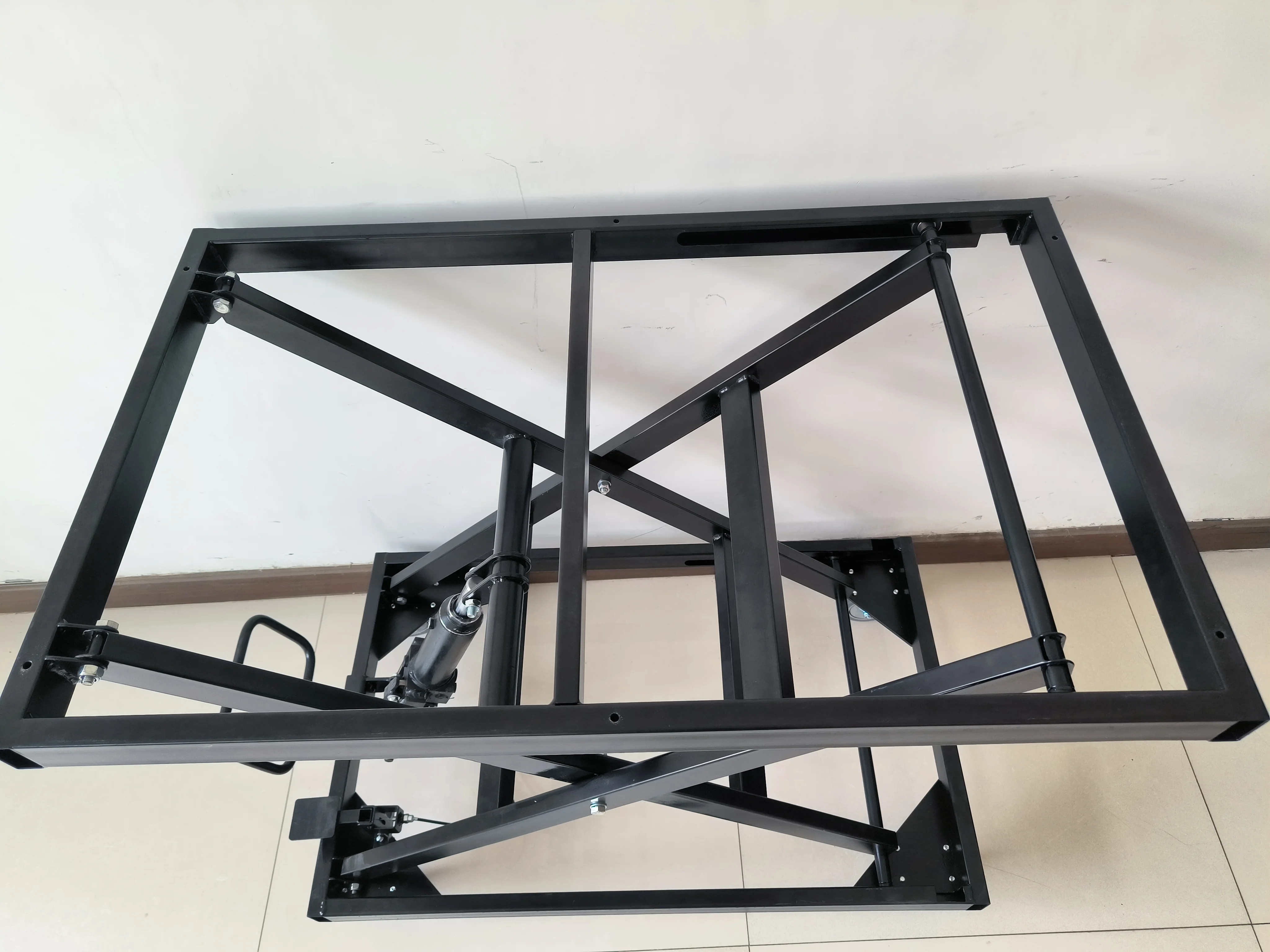 Portable Workbench Stand Adjustable Hydraulic Raising Work Platform ...