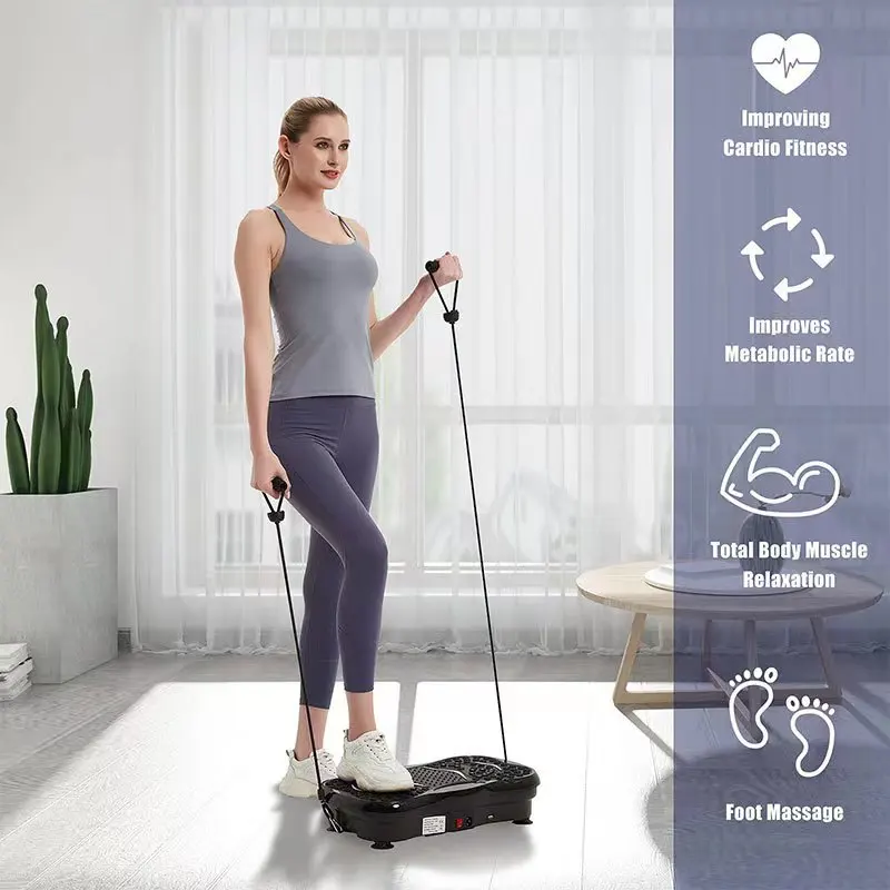 Vibration Plate Fitness Platform Exercise Machine Vibrating Lymphatic ...