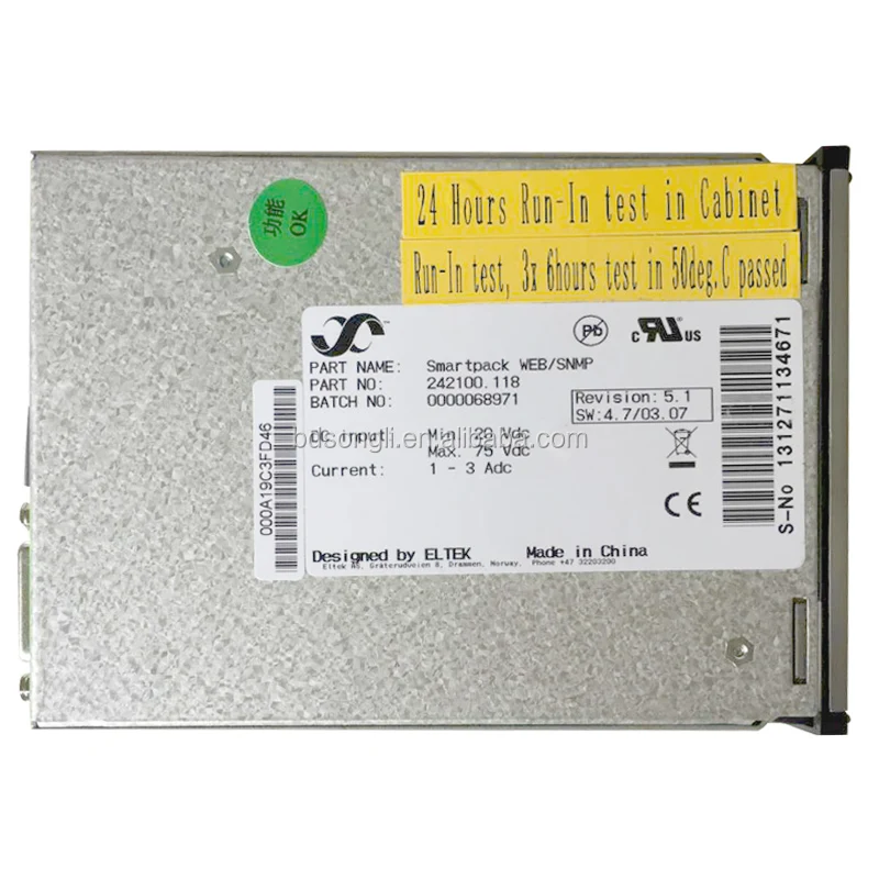 Enatel Rm1848g 48v Dc Modular Rectifier Modular Rectifier Single >500w ...