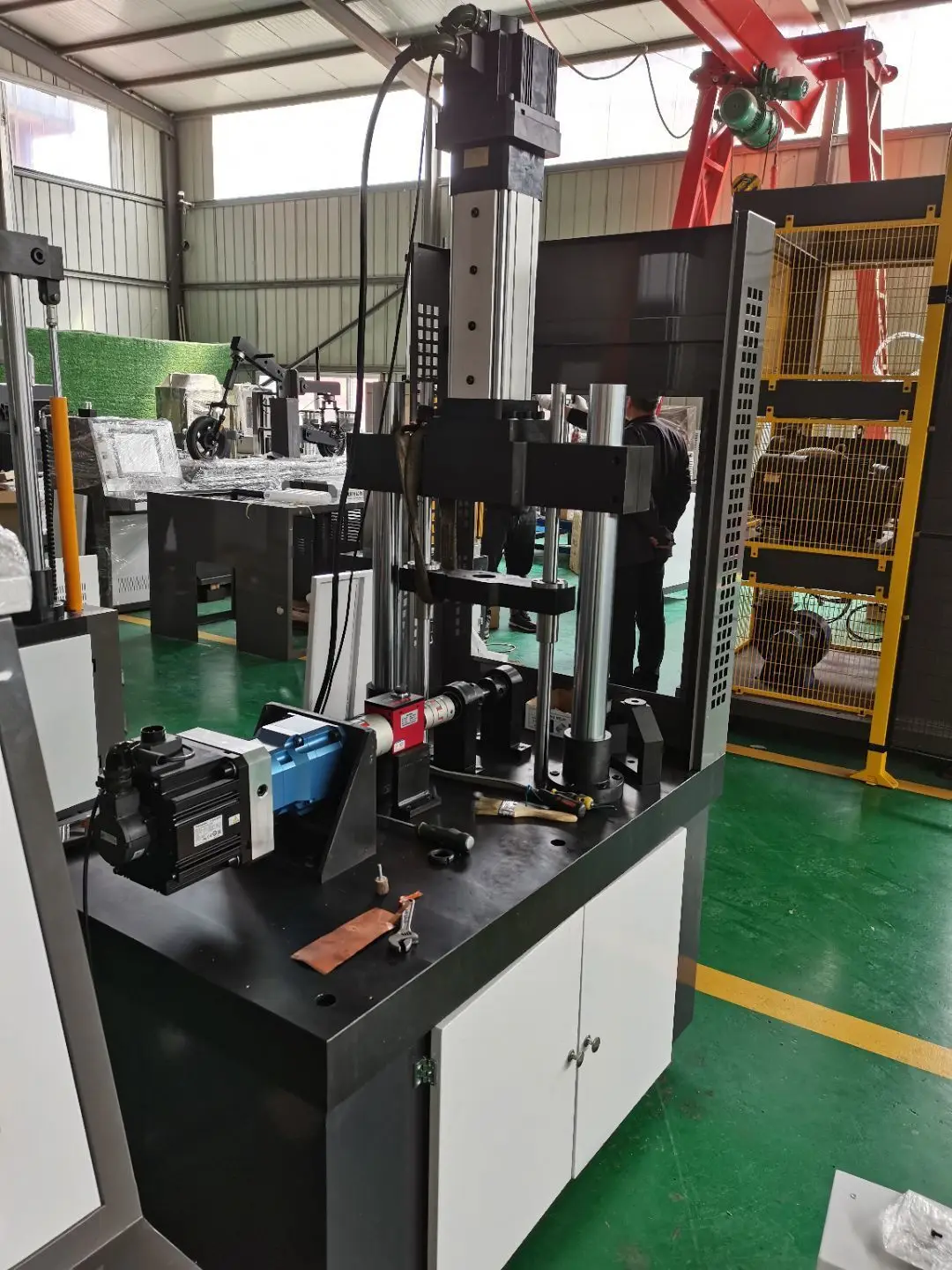 Shock Absorber Dynamometer Microcomputer Control Shock Absorber Fatigue ...