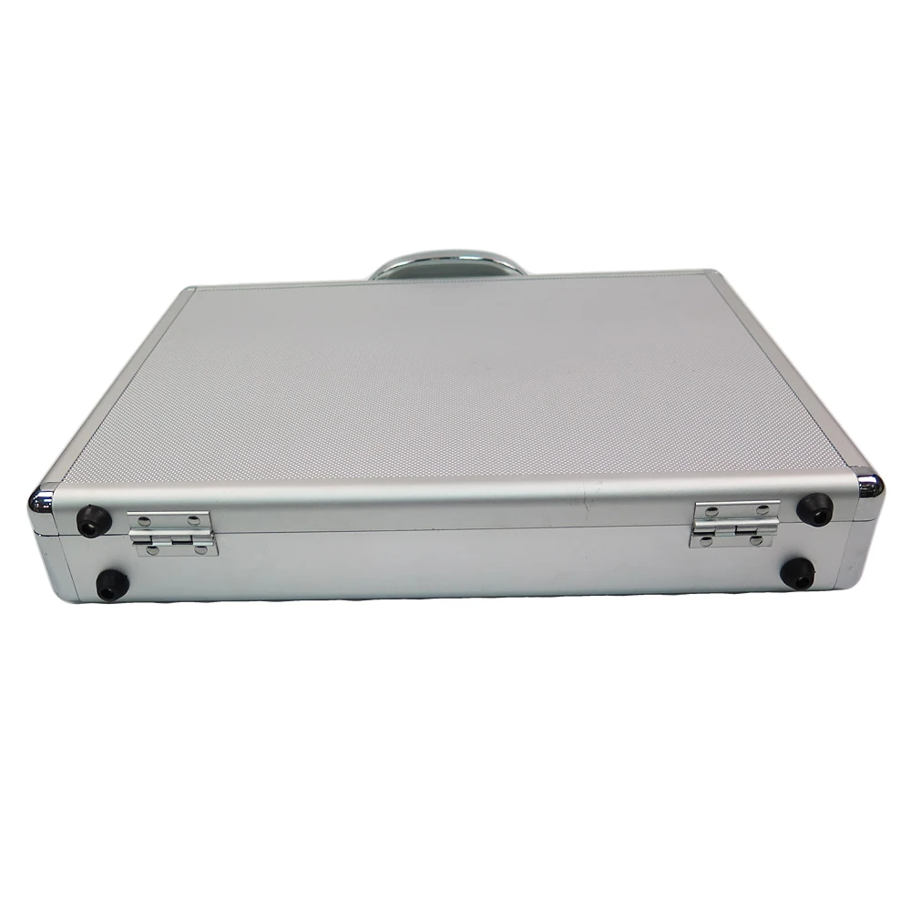 Silver Slim Style Aluminum Laptop Brief Case for 15-17 Notebook Computer