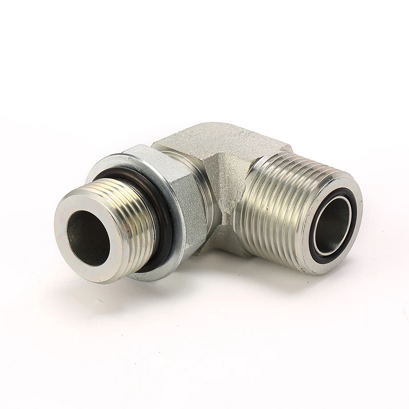 Hydraulic Crimping Fittings 90 Degree Elbow Orfs Male/sae Male With O ...