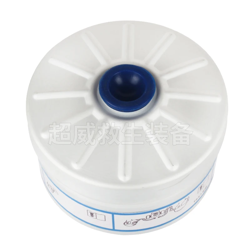 White Canister Gas Mask Filter Cartridges for Inorganic Gas Protection