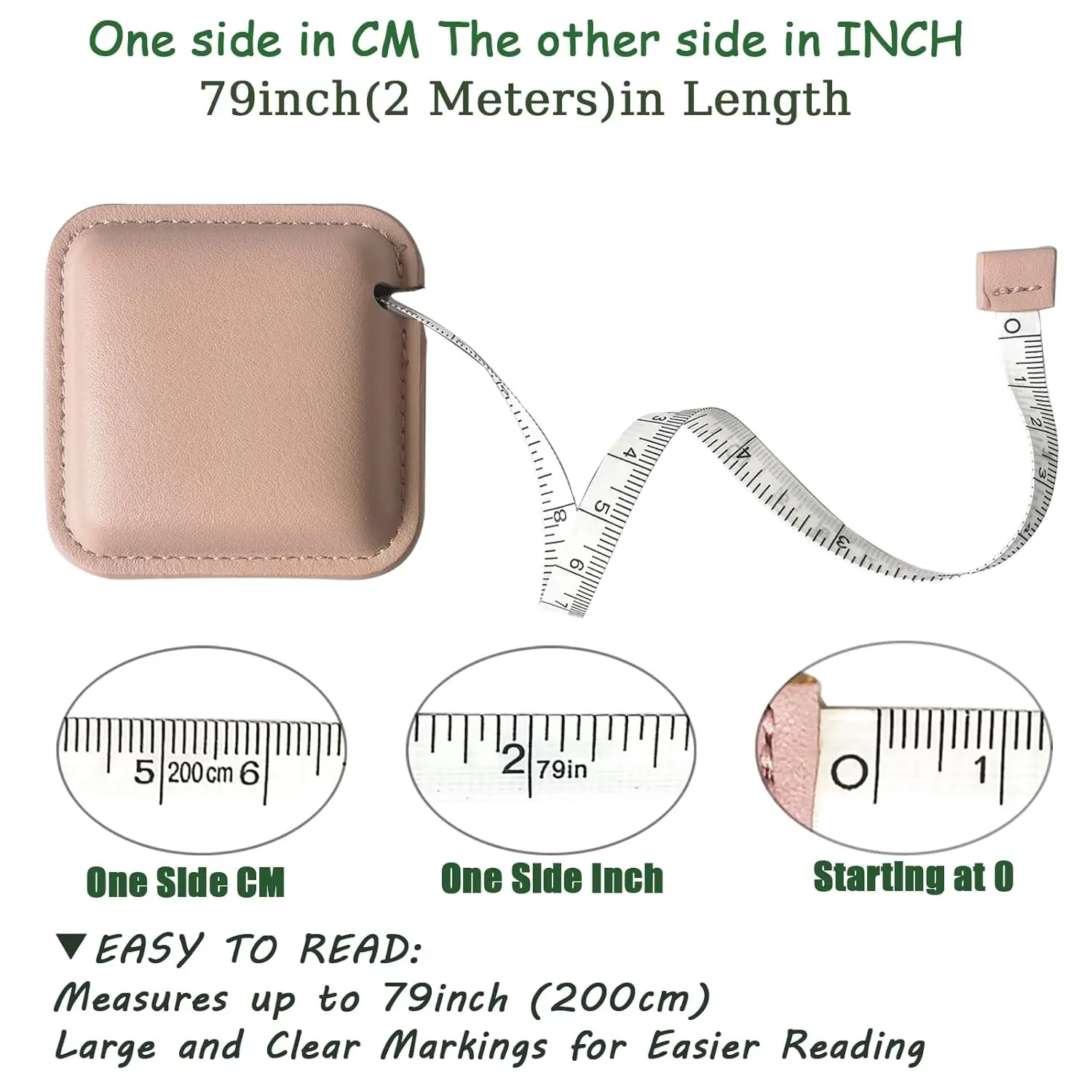 Hot Sales Custom Mini Tape Measure 1.5M Leather Tape Measure with logo ...