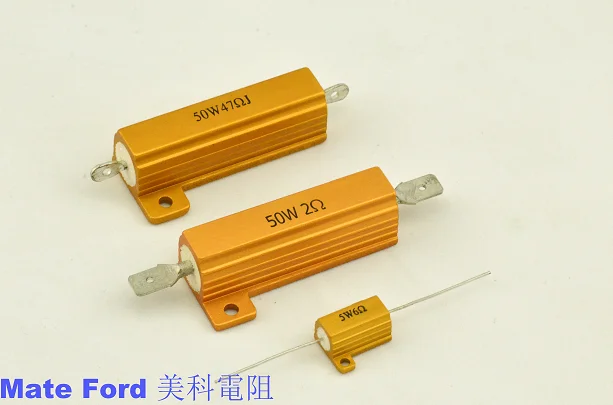 10kw-50kw Aluminum Resistors Heat Sink Encased Wire Wound Power With ...