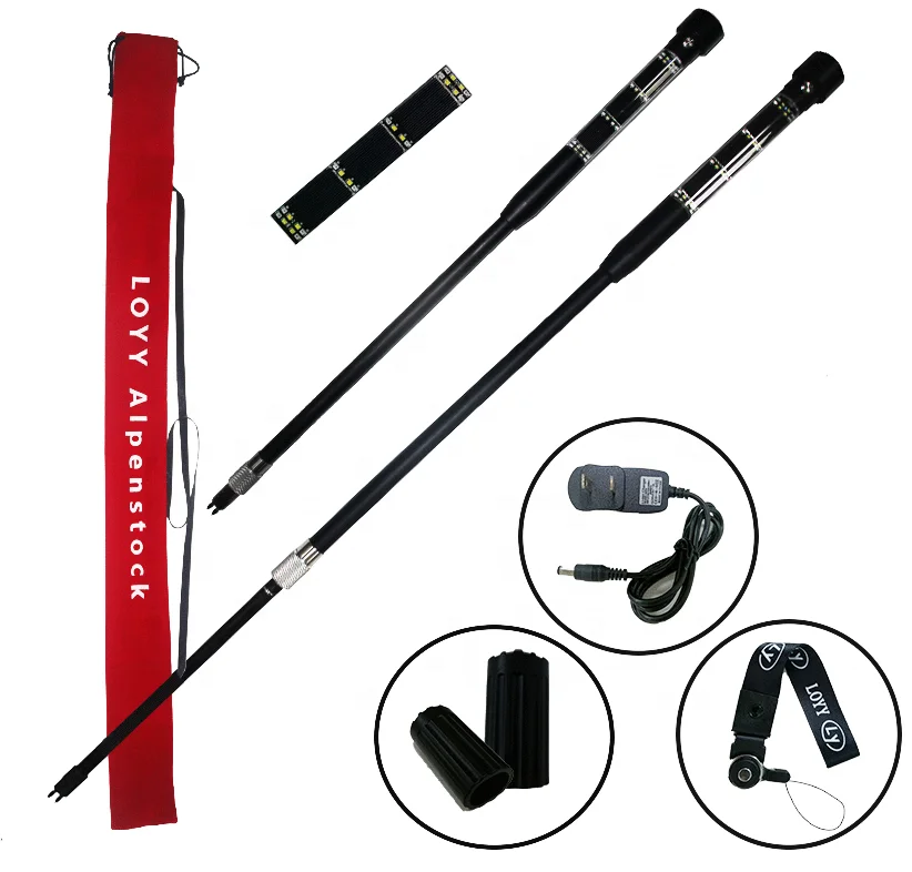 Multifunctional Adjustable Telescopic Aluminum Alloy Hiking Walking ...